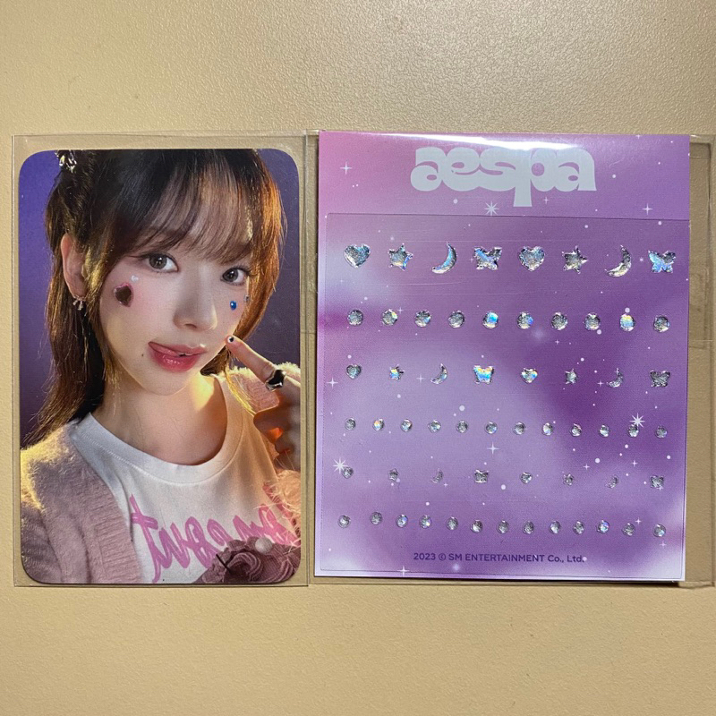 Jual Karina Point Sticker Set Photocard MD Aespa CTMI | Shopee Indonesia