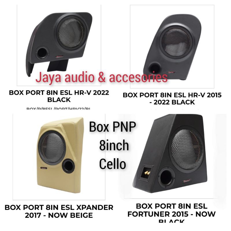 Jual Box Subwoofer Cello 8inch Xpander-Hrv-BRV-Fortuner-Pajero-Ertiga ...