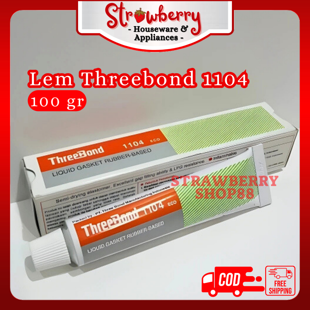 Jual Lem Threebond 100gr Packing Gasket Sealant (TB 1104 ECO) | Shopee ...