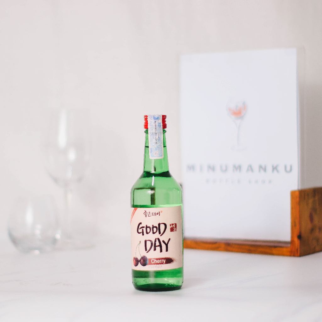 Jual Good Day Cherry Korean Soju-360ml | Shopee Indonesia