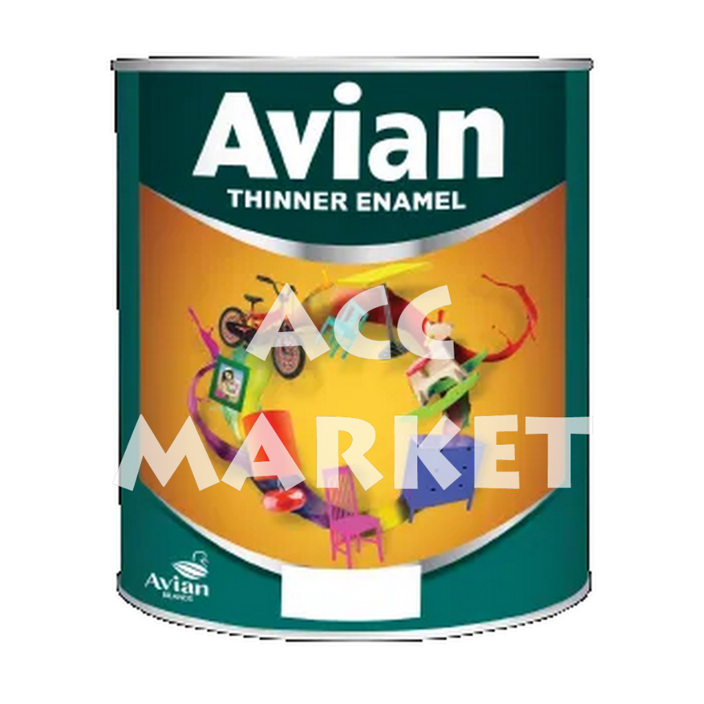 Jual Thinner Enamel Avian 1 Liter Tiner Pengencer Cat | Shopee Indonesia