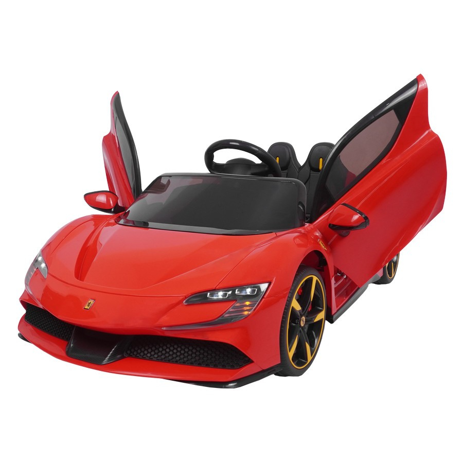 Jual Mainan Mobil Anak Listrik Remote Aki Ferrari varsa SF90 Stradale ...