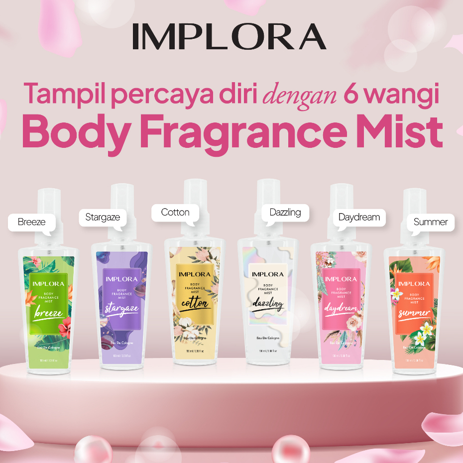 Jual IMPLORA Body Fragrance Mist Parfum 100ml | Shopee Indonesia
