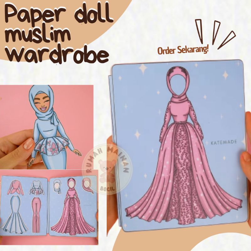 Jual PAPERDOLL PAPER DOLL MUSLIM BP BPAN MAINAN KERTAS MAINAN EDUKASI ...
