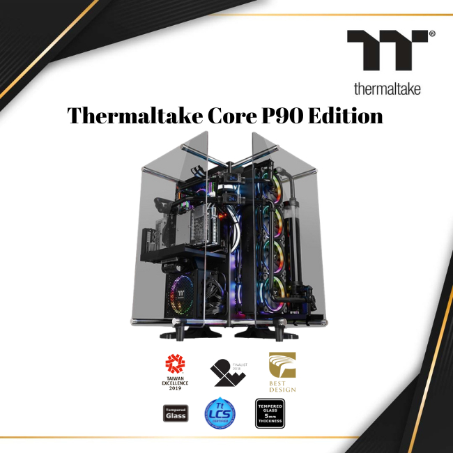 Jual Thermaltake Core P90 Tempered Glass Edition Mid -Tower Chassis│CA ...