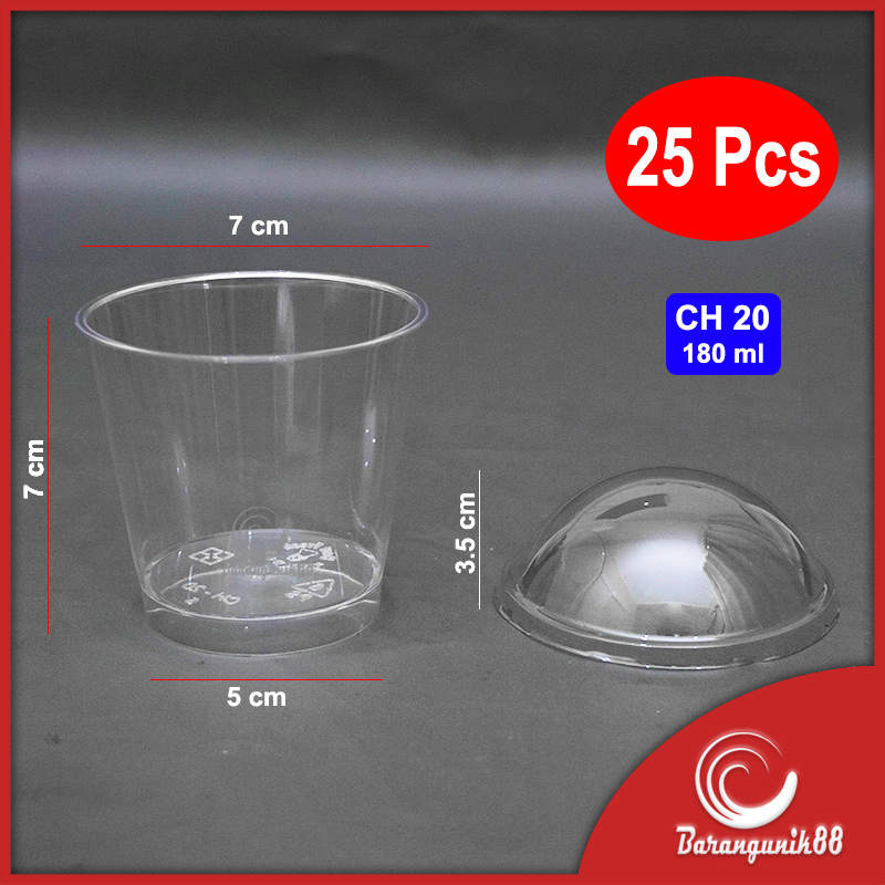 Jual Jelly Cup Aneka Model Gelas Puding Agar-agar CH Food Grade ...