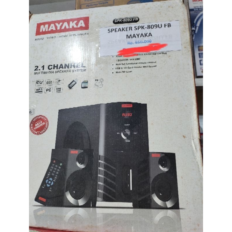 Jual SPEAKER SYSTEM MAYAKA SPK-809U FB | Shopee Indonesia