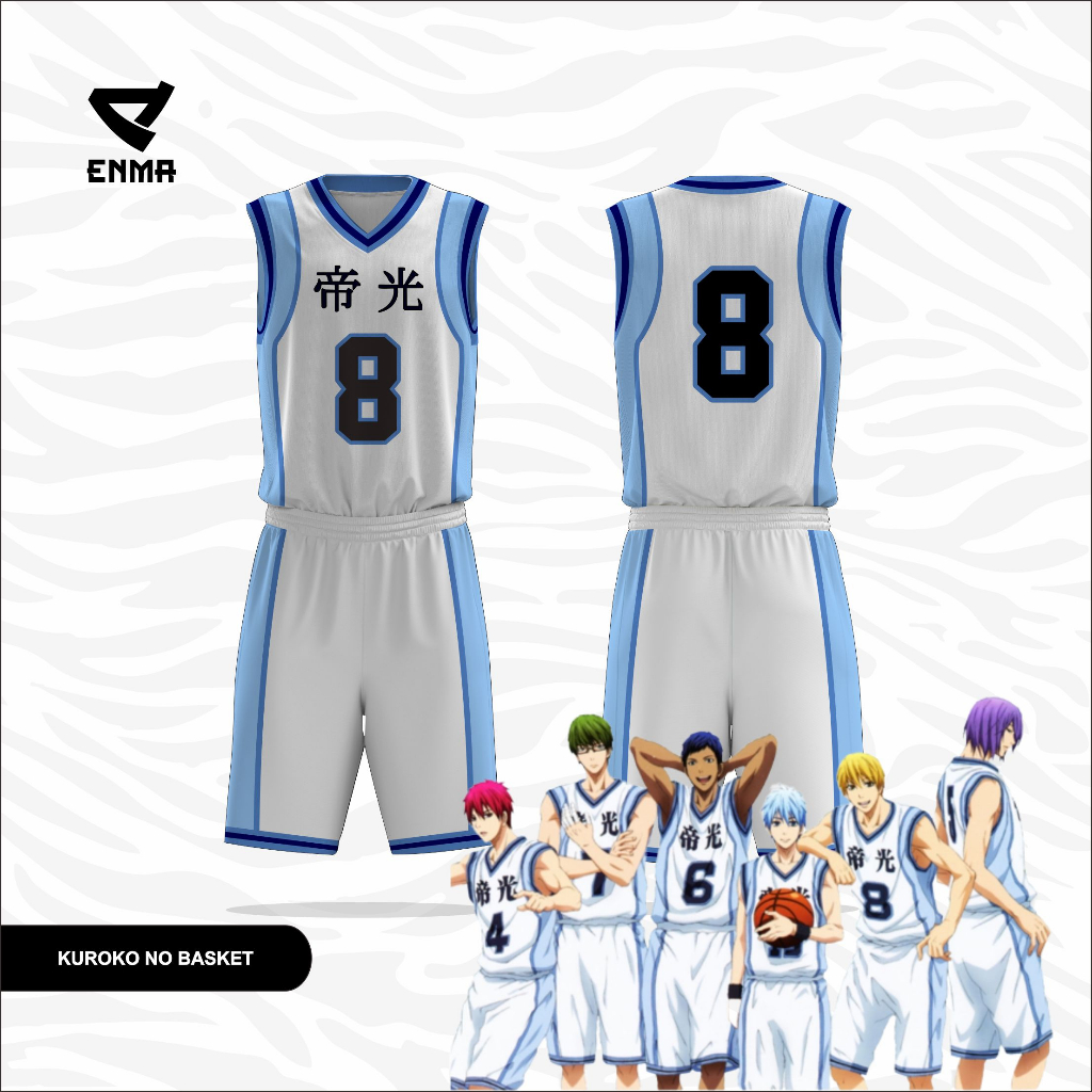 Jual Jersey Tim SMP TEIKO (GENERASI KEAJAIBAN KUROKO NO BASKET FREE ...
