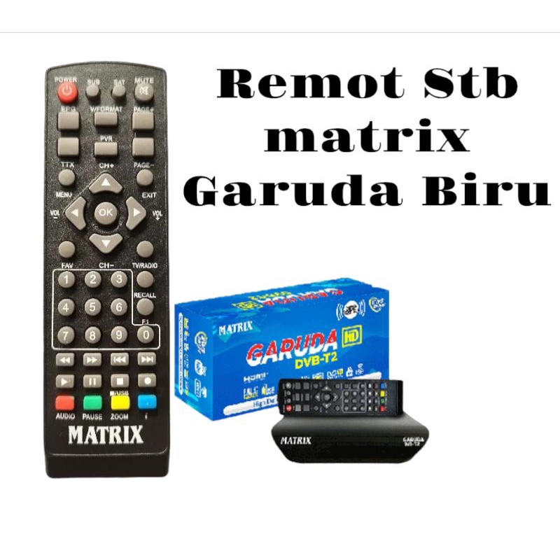Jual Remote stb Matrix Garuda/Remote set top box Garuda hd | Shopee ...