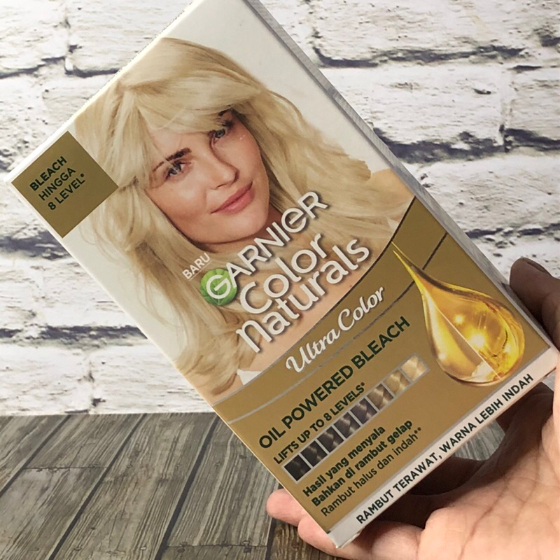 Jual Garnier Color Natural Bleach (Mengangkat Warna Hingga 8 Level ...