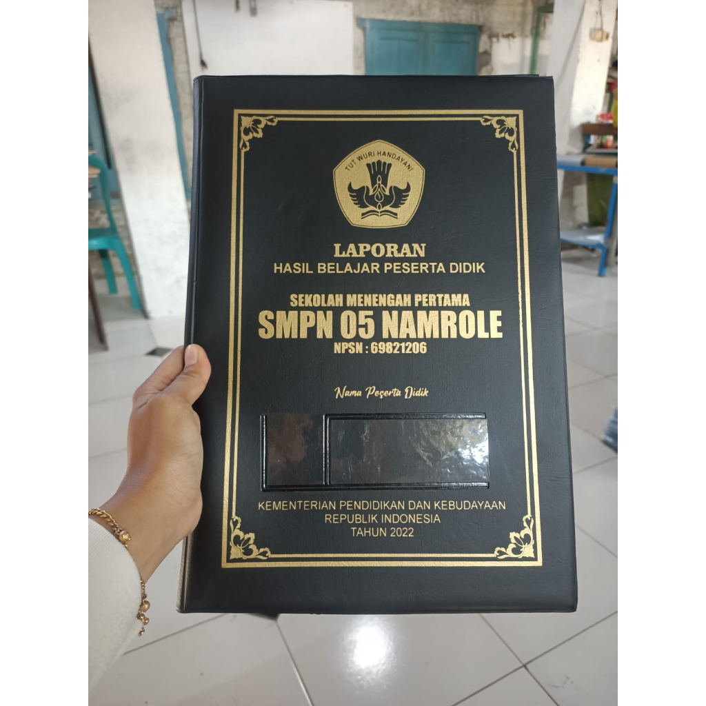 Jual map raport/ijazah sablon bahan kulit mitasi (ASE) | Shopee Indonesia