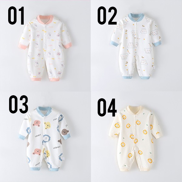 Jual LKM367 Sleepsuit Romper Bayi Laki-laki / Perempuan Lengan Panjang ...