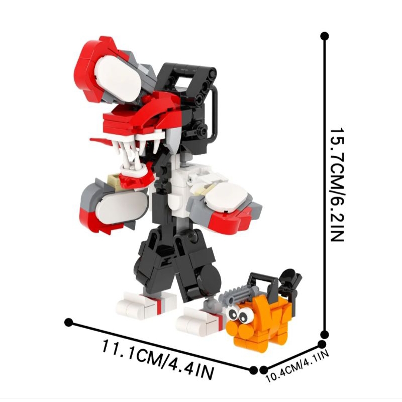 Jual New Minifigure Mainan Bricks Lego Chainsaw Man Denji Pochita ...