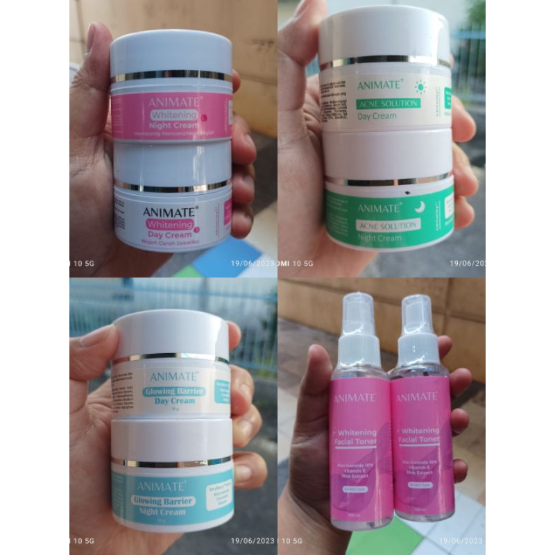 Jual ANIMATE SKINCARE DAY CREAM & NIGHT CREAM I ANIMATE ACNE I ANIMATE ...
