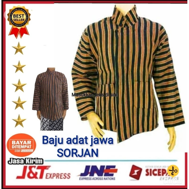 Jual Baju adat jawa SORJAN SOLO -YOGYES | Shopee Indonesia