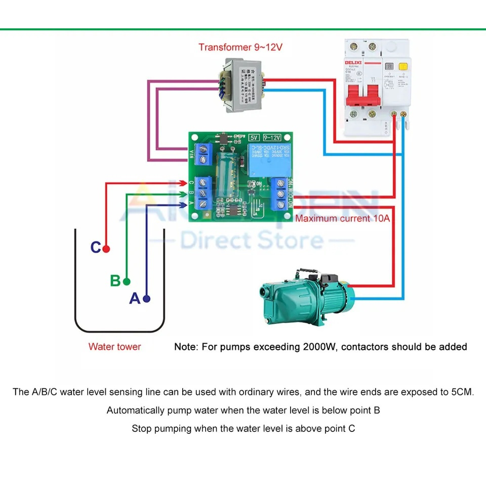 Jual liquid water level sensor untuk penampungan selenoid atau sensor ...
