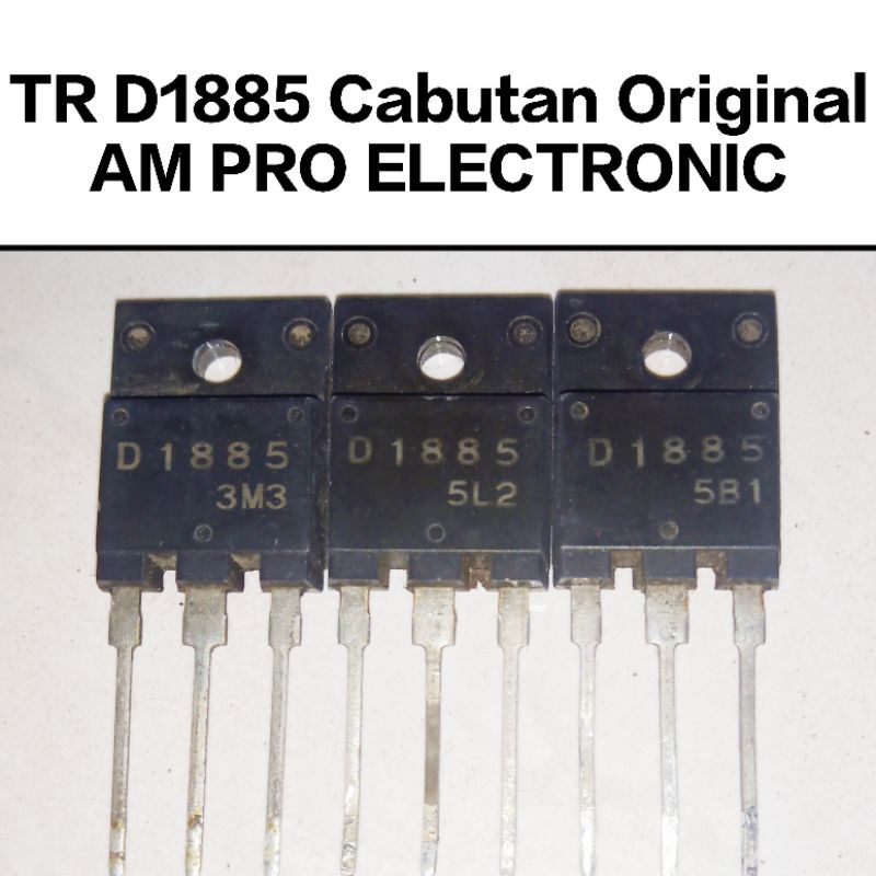 Jual TR D1885 Persamaan D1941 D2103 D2498 Transistor Regulator Cabutan ...