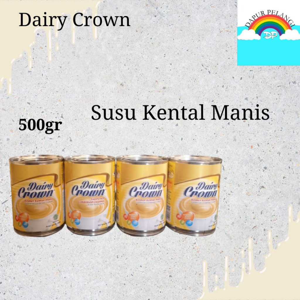 Jual Susu Kental Manis Kaleng/Susu Krimer/Susu Dairy Crown 500gr ...