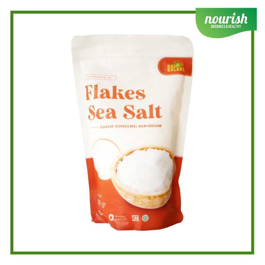 Jual Bali Kulkul Natural Flakes Sea Salt / Garam Laut Kasar 500gr ...