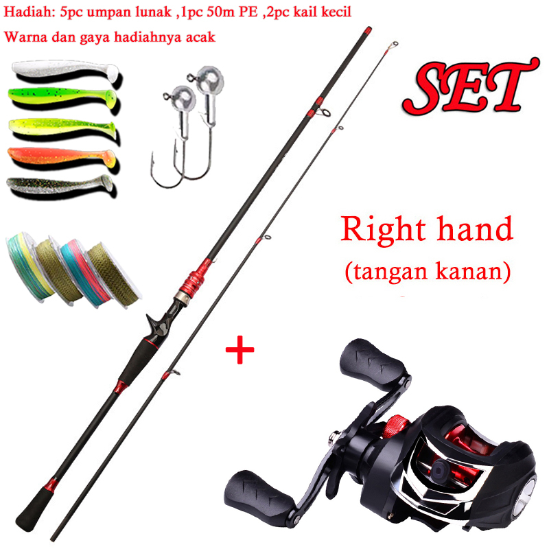 Jual 1 Set Lengkap Murah Pancing Casting Full Set / Pancing 1Set ...