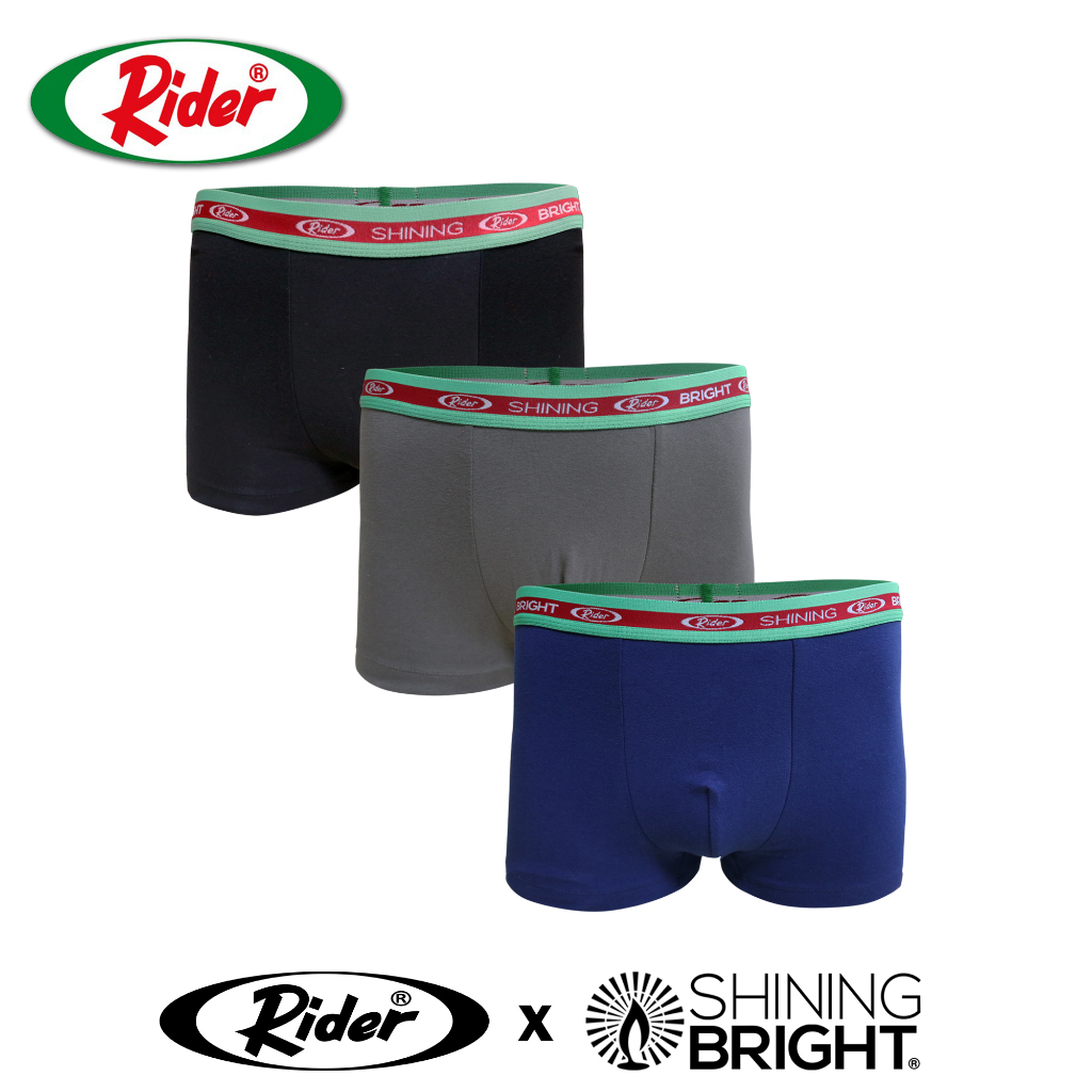 Jual Rider x Shining Bright Basic Boxer- Boxer Pria RSB900B isi 1 Pcs ...