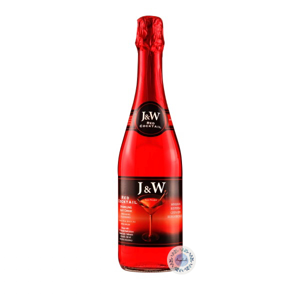 Jual Minuman J&W Red Cocktail Sparkling Soft Drink 750 ml | Shopee ...