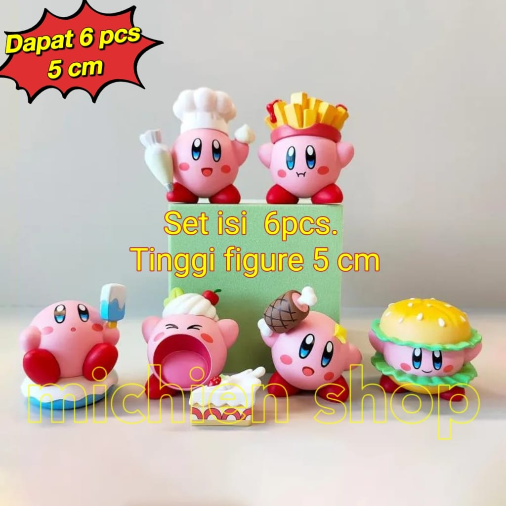 Jual Figure Mini Kirby Bintang Set 8pcs/Topper Mainan | Shopee Indonesia