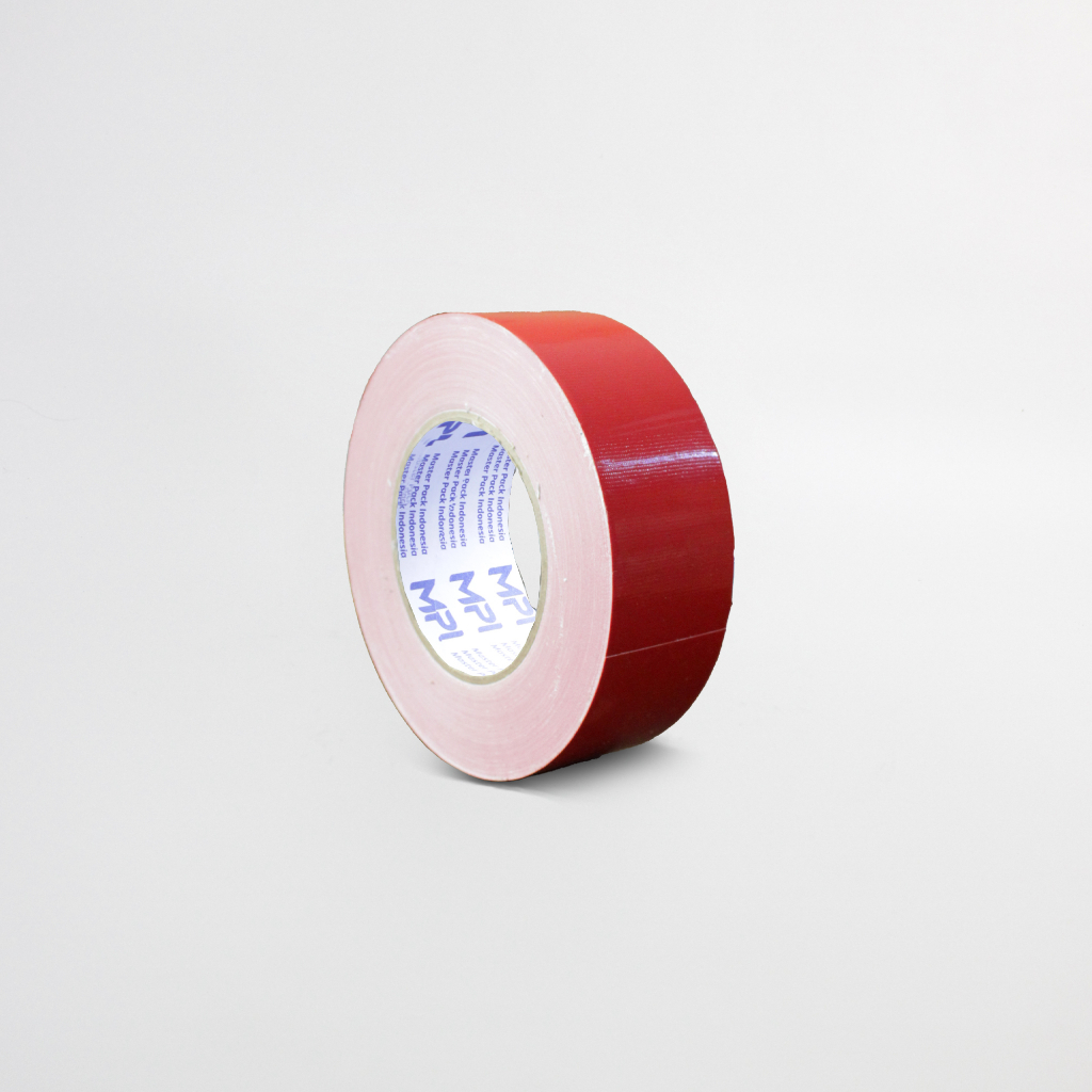 Jual Lakban Kain Merah 40 Meter MPI - Cloth Tape Merah 2 inch 40m MPI ...