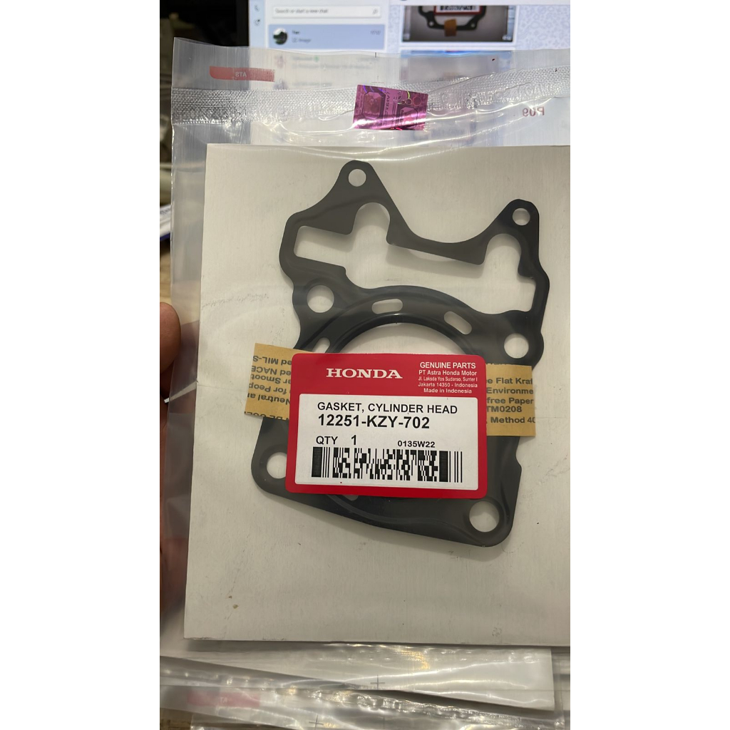 Jual PAKING HEAD VARIO 150, PCX 150 ORIGINAL KZY | Shopee Indonesia