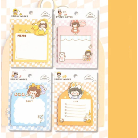 Jual Sticky Note Karakter Kertas Memo 40 Halaman Karakter Lucu | Shopee ...