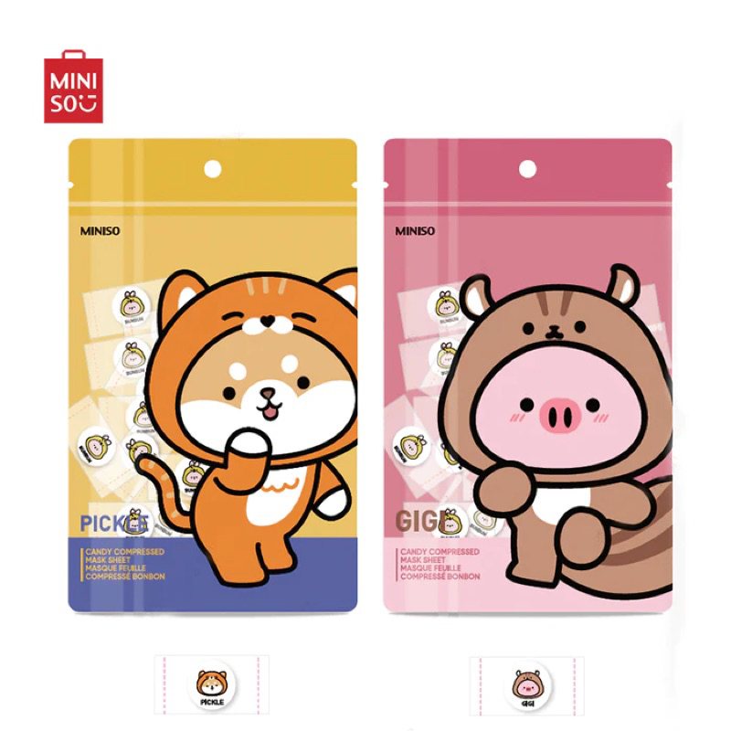 Jual MINISO CANDY COMPRESSED MASK SHEET 1PCS | Shopee Indonesia