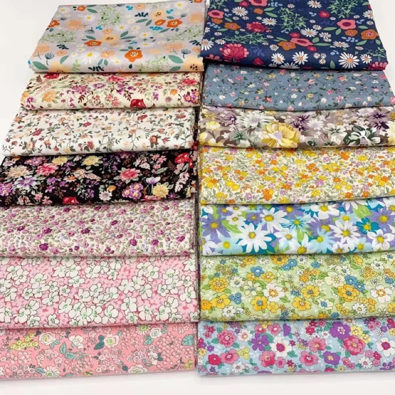 Jual Kain murah kiloan motif 1kg dapat 6 - 7 Meter cocok untuk tunik ...