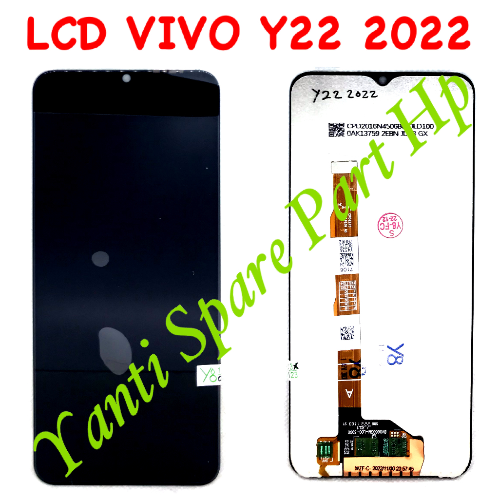 Jual Lcd Touchscreen Vivo Y22 2022 Fullset New Produk | Shopee Indonesia