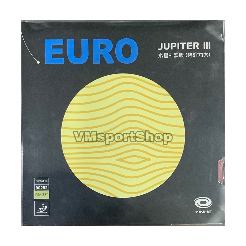 Jual Yinhe Jupiter III EURO - Karet Rubber Bet Pingpong Tenis Meja 3 ...