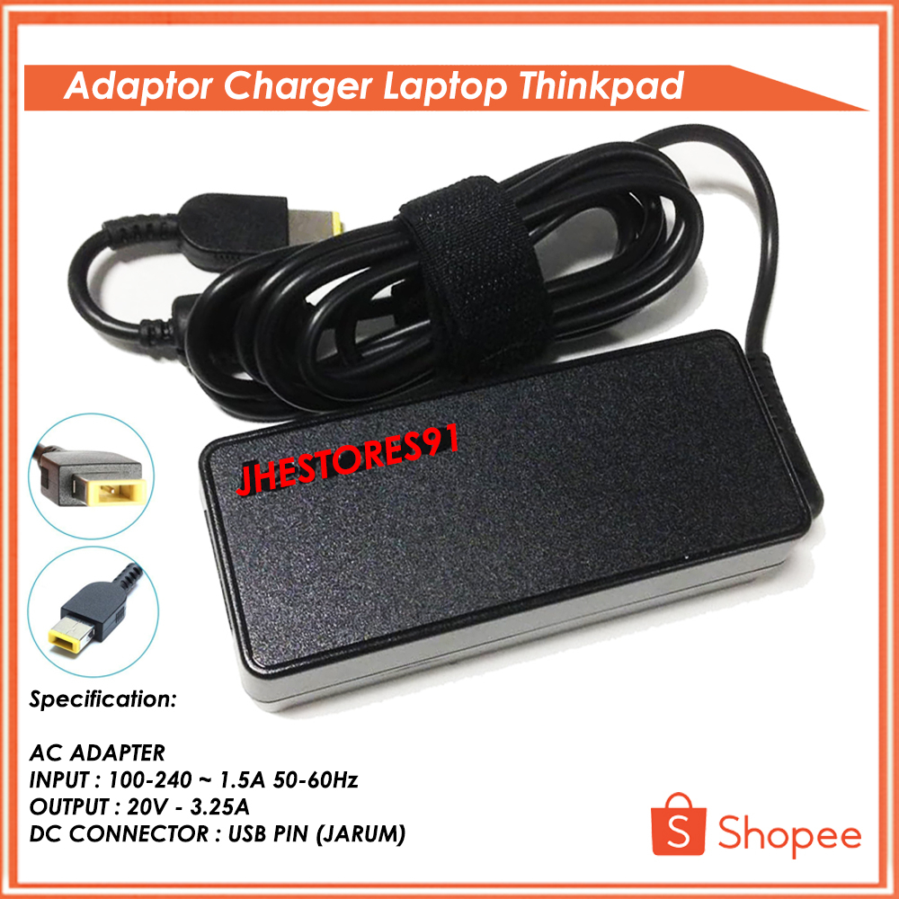 Jual Adaptor Charger Laptop Thinkpad X240 X250 X260 X270 G40 G40-30 G40 ...
