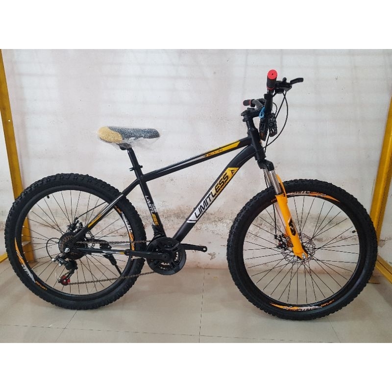 Jual Sepeda Gunung / Sepeda MTB 26 inch LIMITLESS ( Warna Orange ...