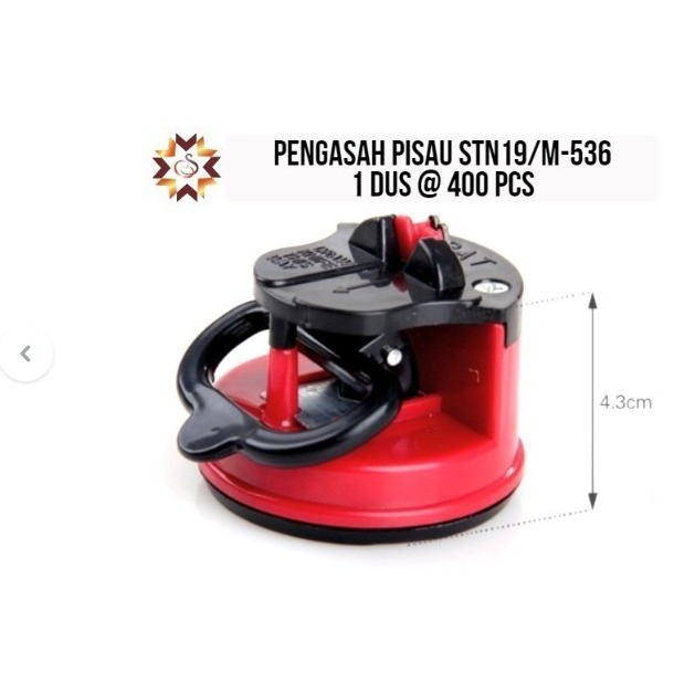 Jual Alat Pengasah Pisau Dapur Suction Pad Knife Sharpener / Asahan Pisau Bulat Merah | Shopee ...
