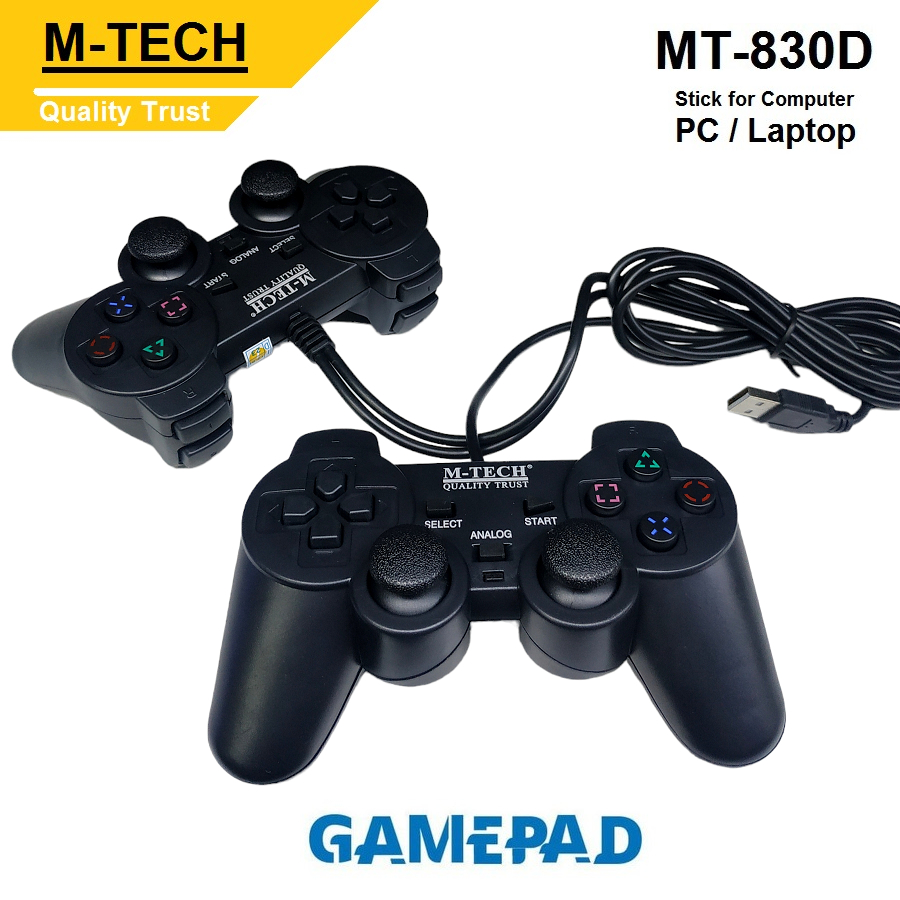 Jual Gamepad Double Getar M-Tech Joystick USB PC/Laptop Gaming ...