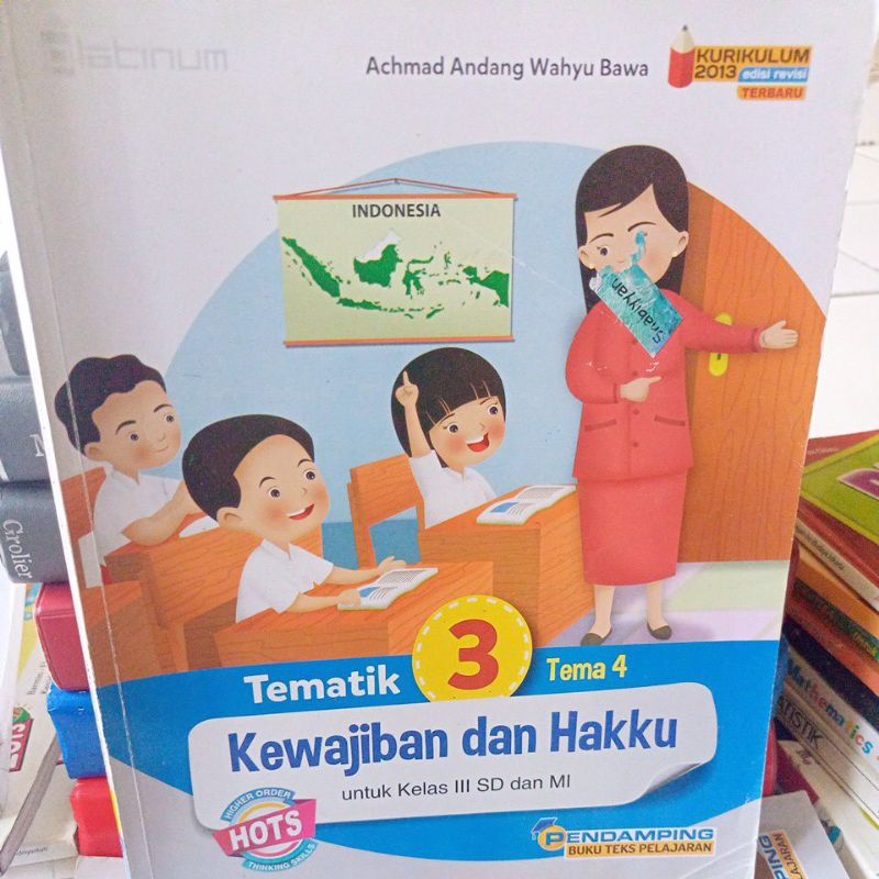 Jual buku tematik kelas 3 SD tema 4 kewajiban dan hakku | Shopee Indonesia