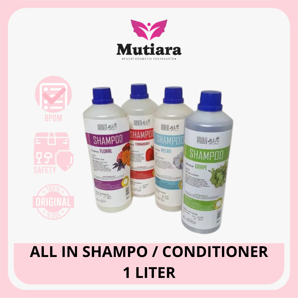 Jual ALL IN SHAMPO / CONDITIONER 1 LITER | Shopee Indonesia