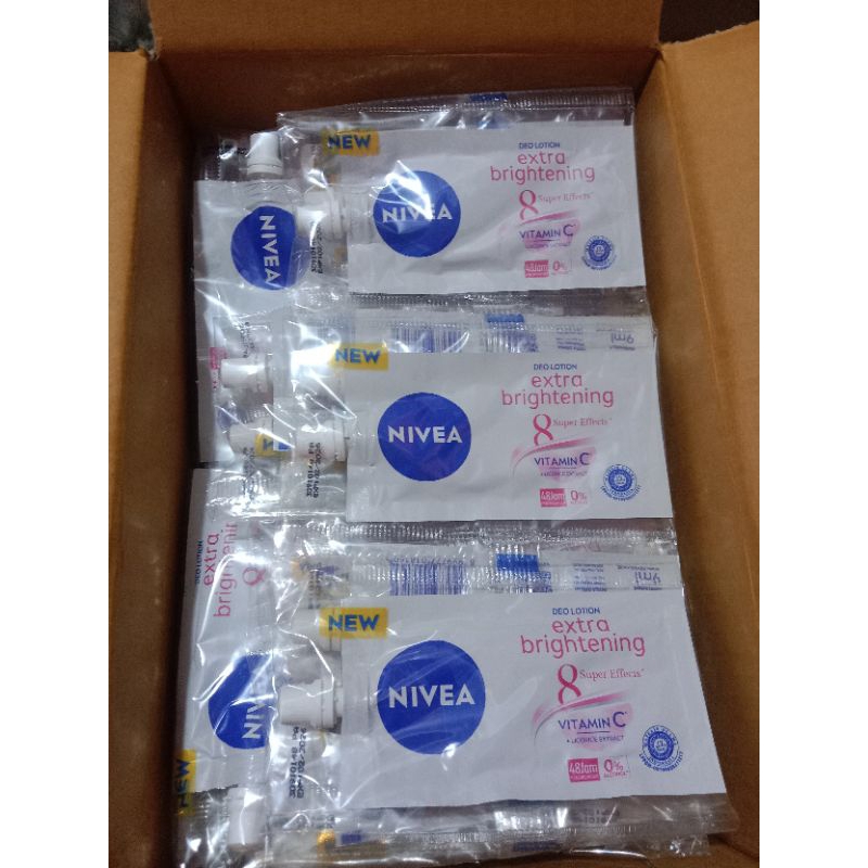 Jual Nivea Extra Brightening Deo Lotion/Deodorant - 9ml ( Saset /1Pcs ...