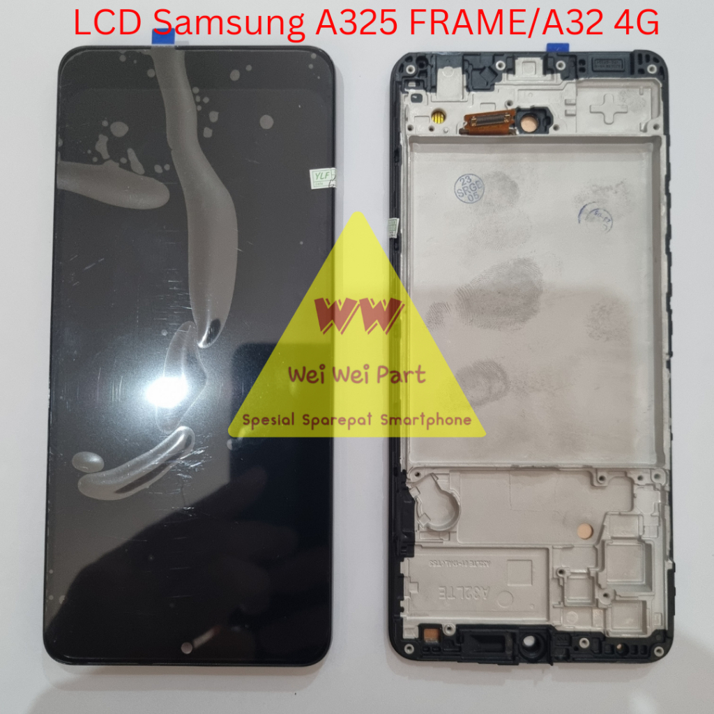 Jual LCD Touchscreen Samsung A325 Plus Frame Black / Galaxy A32 4G | Shopee Indonesia