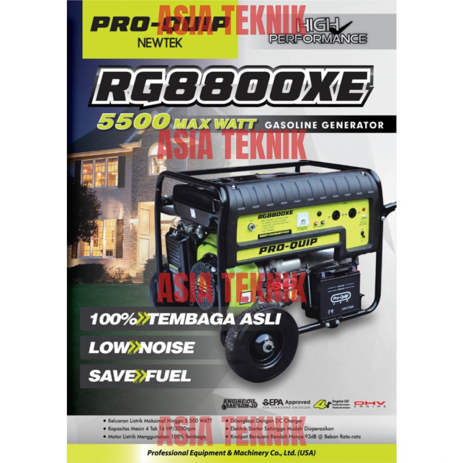 Jual Genset 5000 watt Proquip Newtek 100% Tembaga Asli | Shopee Indonesia