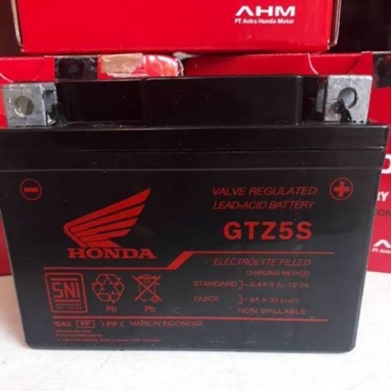 Jual 31500-KPH-881 Battery GTZ5S original AHM Honda beat aki kering asli AHM Honda Vario accu ...