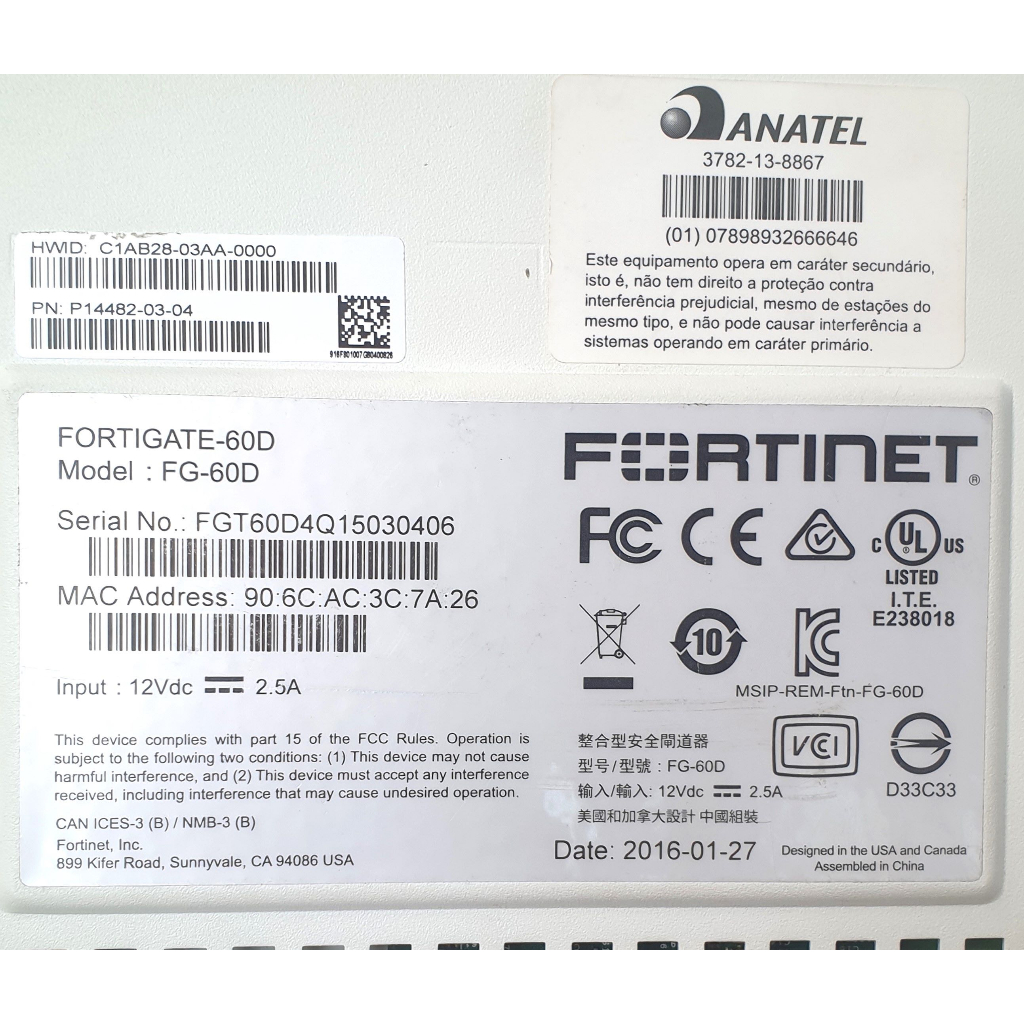 Jual SWITCH FORTINET FortiGate 60D | Shopee Indonesia