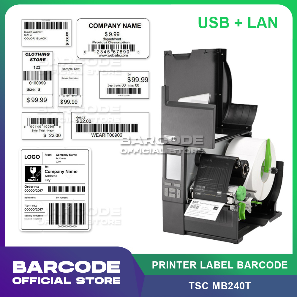 Jual PRINTER CETAK STIKER ALAMAT PENGIRIMAN PRODUK MARKETPLACE TSC ...