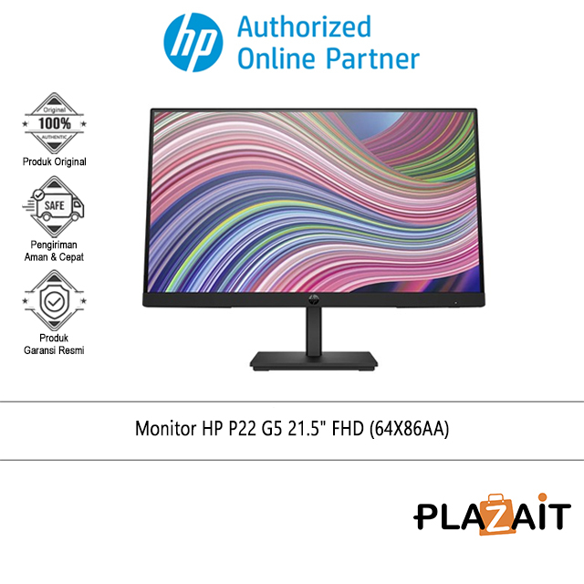 Jual HP Monitor P22 G5 FHD 21.5″ (64X86AA) | Shopee Indonesia