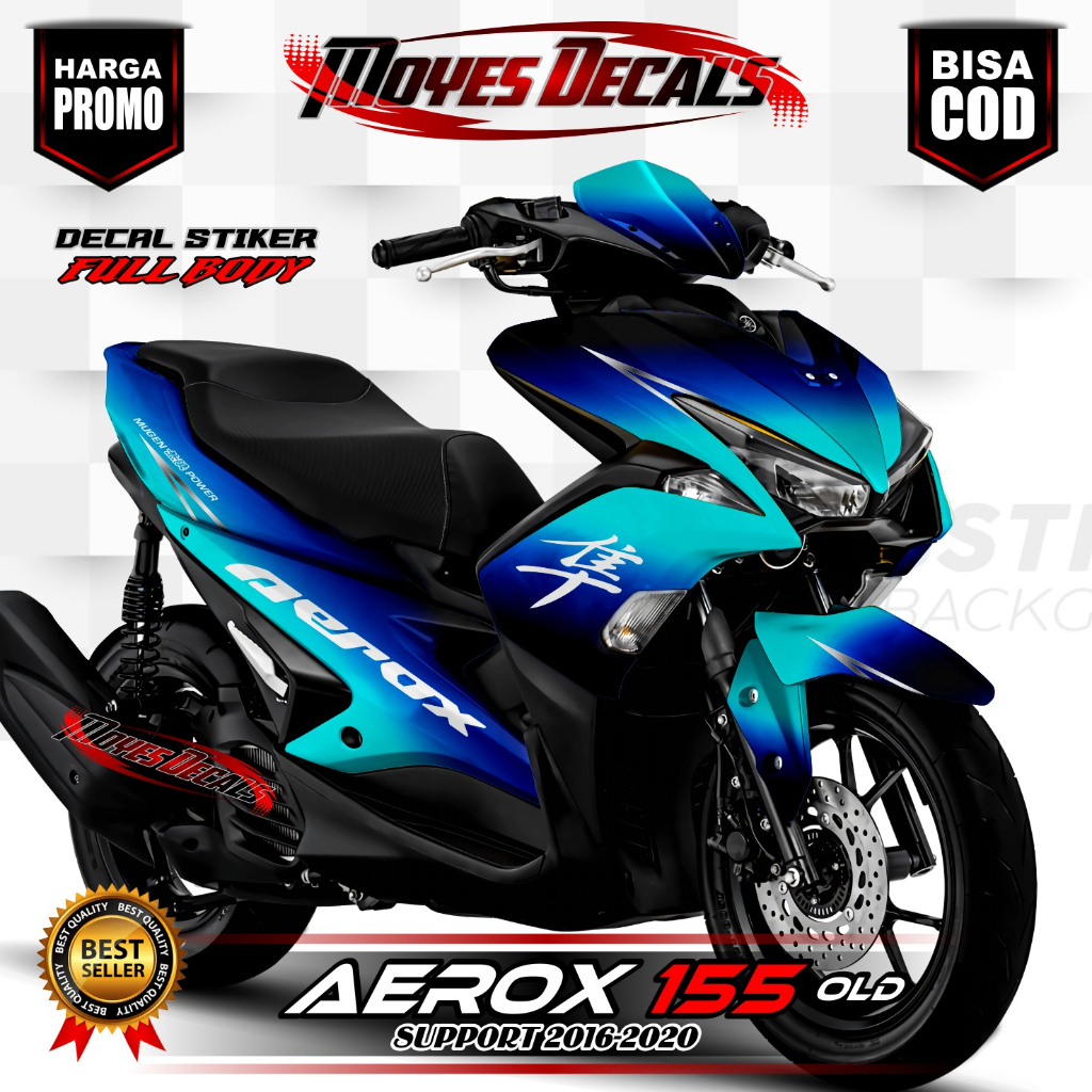 Jual Decal Aerox Old Full Body Stiker Aerox Lama Full Body Desain Baru ...