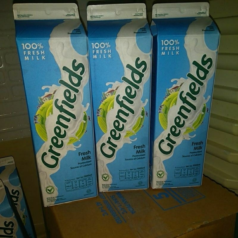 Jual Susu Segar Greenfield Pasteurisasi Fresh Milk 1lt | Shopee Indonesia