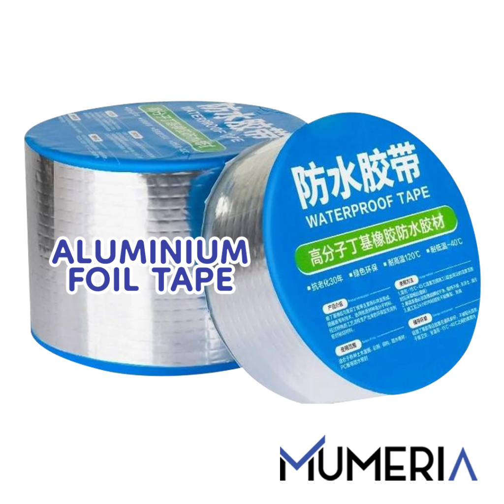 Jual Aluminium Foil Butyl Rubber Super Tape Lakban Lem Tambal Isolasi ...